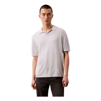 Calvin Klein Modernes Piqu&eacute;-Polohemd - - Knitwear - Herren - Grau - XS