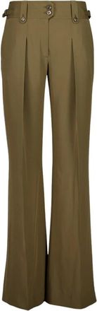 Tom Ford Femme, Pantalons, Vert, Taille: 34 FR Wide Pantalons