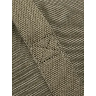 A.P.C. Logo-Print Canvas Top Handle Bag - Green