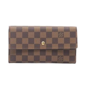 Louis Vuitton Pre-owned Damier Langb&ouml;rse (dreifach faltbar) - - Pre-owned - Damen - Braun - ONE SIZE