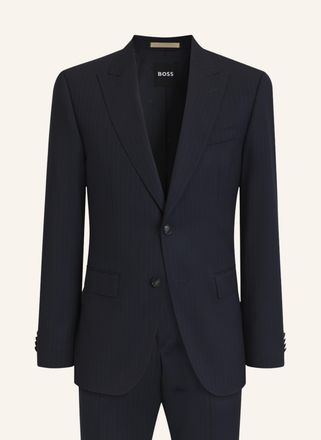 HUGO BOSS Anzug H-Huge-2pcs-Peak-263 Slim Fit blau