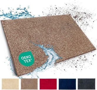 Floordirekt Schmutzfangmatte Nasa Braun 80 x 178 cm