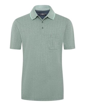 Ragman Pflegeleichtes Poloshirt mit Brusttasche und 3D-Print in
