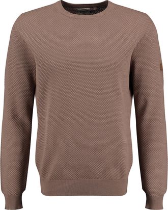 Key Largo Herren Klepisode Round Pullover, Dark Sand (1007), L EU