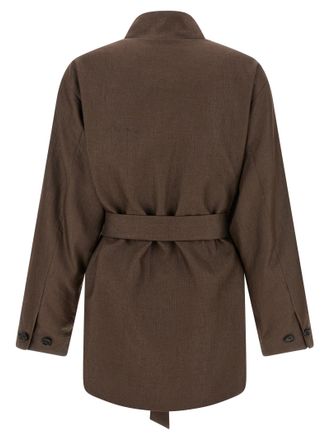 Kiton Womens Brown Polyamide Blazer Clothing