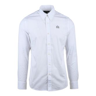 La Martina Homme, Chemises, Blanc, Taille: XL Casual Chemises
