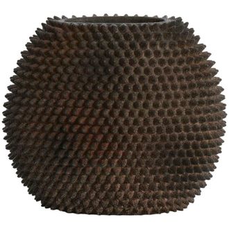 Light & Living Light&living - Vase caldras marron en plastique - 30,5x17x26,5 cm