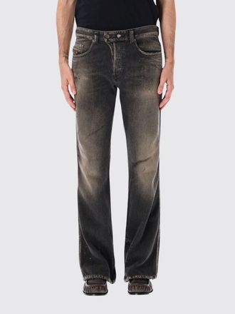 Diesel Ausgestellte Low-Rise-Jeans D-Buck aus Stretch-Denim mit Used-Effekt