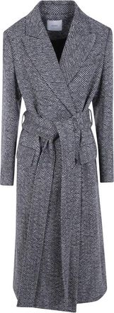 Joseph Alessio Woll-Twill-Mantel - - Coats - Damen - Grau - 2XS