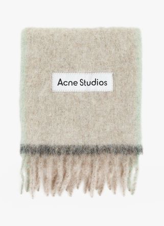 Acne Studios Echarpe en laine m&eacute;lang&eacute;e
