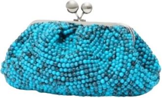 Max Mara Femme, Sacs, Bleu, Taille: ONE Size Small Pasticcino Bag