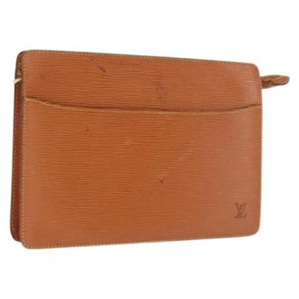 Louis Vuitton Pochette Vintage en Cuir Pre-owned - Femme - Pre-owned - Brun - Taille: ONE Size