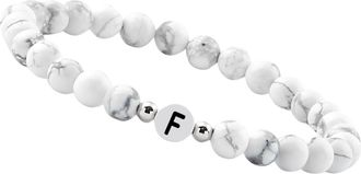 GOOD.designs Perlenarmband mit Buchstabe F