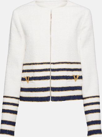 Valentino Jacke VLogo aus Tweed