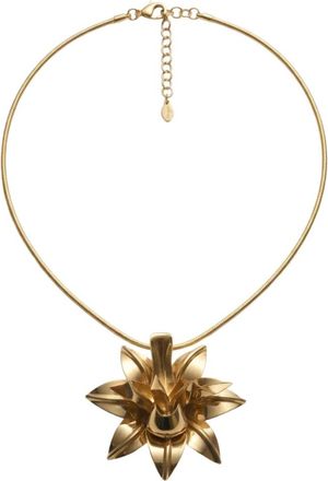 Paco Rabanne Femme, Accessoires, Jaune, Taille: ONE Size Flower Pendant Necklace
