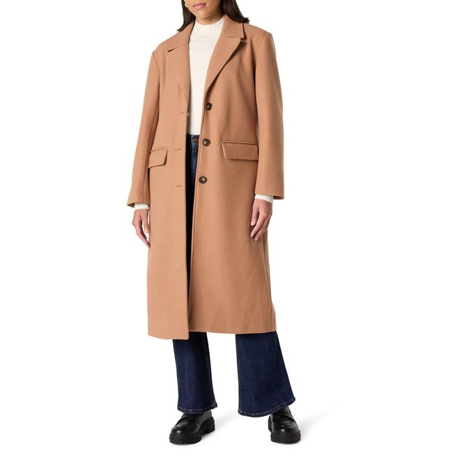The Drop Damen Mantel Liam Loose Overcoat Navy XXL Übergröße ab 107,90 ...
