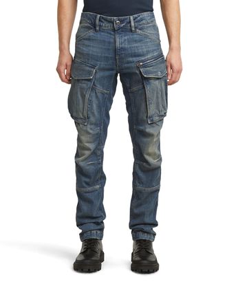 G-Star Herren Rovic Zip 3D Regular Tapered Jeans, Blau (Worn in Dusty Mountains D23077-D498-G820), 34W / 32L