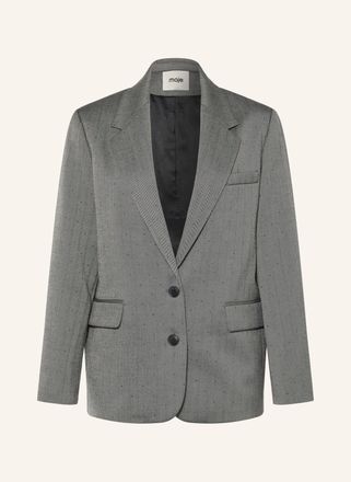 Maje Blazer Mit Schmucksteinen grau