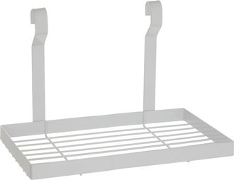 Premier Housewares SORELLO hängende Aufbewahrung Rack, Eisen, Weiß, 18 x 30 x 19 cm