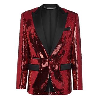 Philipp Plein Homme, Vestes, Rouge, Taille: L Blazer Lord Fit