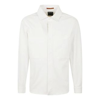 Ermenegildo Zegna Klassisches Wei&szlig;es Baumwollhemd - - Shirts - Herren - Wei&szlig; - 2XL