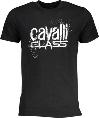 Cavalli Tee Logo - Homme - Tops - Noir - Taille: XL