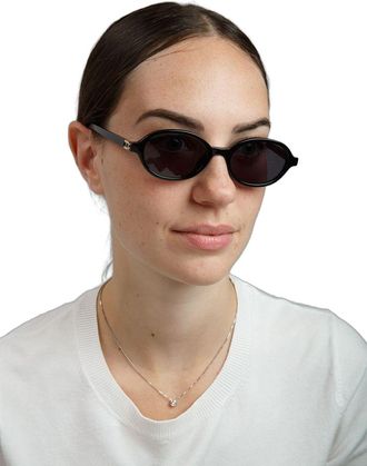Furla Womens Sunglasses Glossy Black Acetate Eyewear