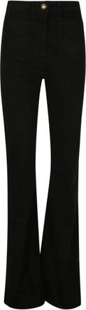 Elisabetta Franchi Femme, Jeans, Noir, Taille: W29 Jean &Eacute;vas&eacute; avec Petites Poches