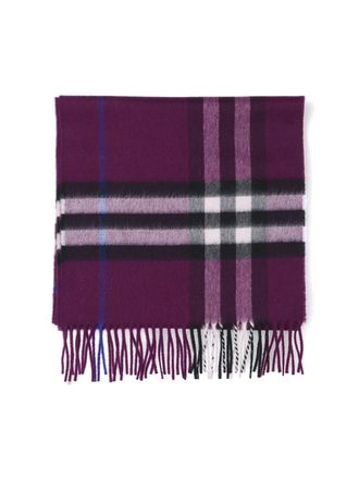 Burberry Womens Scarfs Violet Cashmere