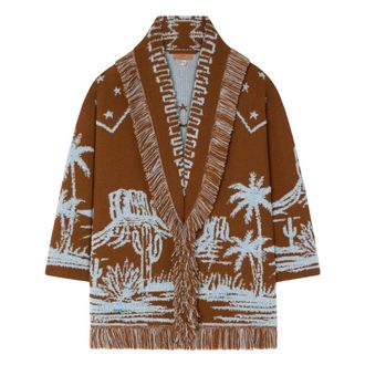 Alanui Canyon Spirit Cardigan - - Knitwear - Damen - Braun - M