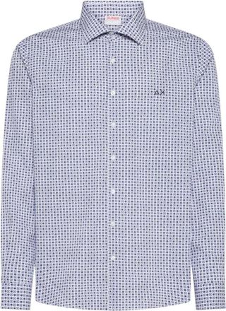 Sun 68 Homme, Chemises, Bleu, Taille: S Casual Chemises