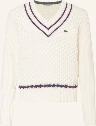 Lacoste Pullover weiss