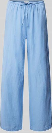 Gina Tricot Wide Leg Leinenhose mit Tunnelzug