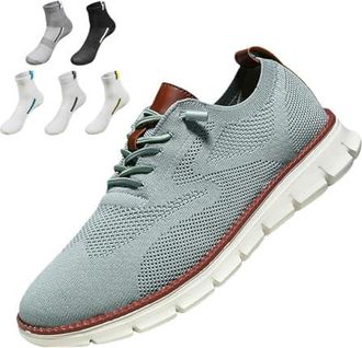 Generic Baskets Oxford en maille pour homme - L&eacute;g&egrave;res et d&eacute;contract&eacute;es - Pour la marche, le tennis, la conduite - Pour le travail, les voyages et les trajets 