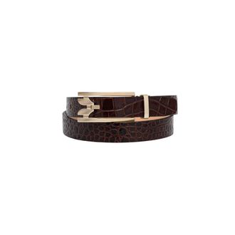 Victoria Beckham Femme, Accessoires, Brun, Taille: 100 CM Ceinture Dorian