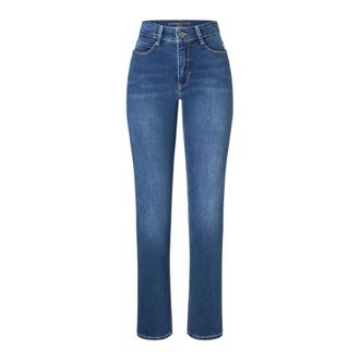 M.A.C Mac, Femme, Jeans, Bleu, Taille: W32 Jean Droit Bleu