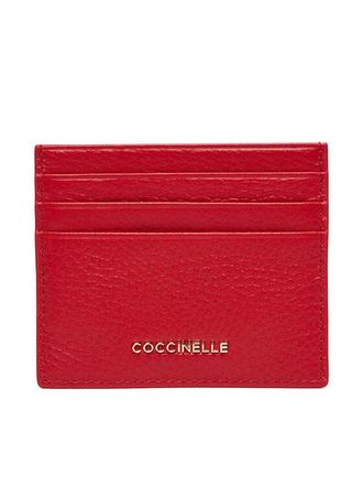 Coccinelle Kreditkartenetui MW5 Metallic Soft E2 MW5 12 95 01 Rot