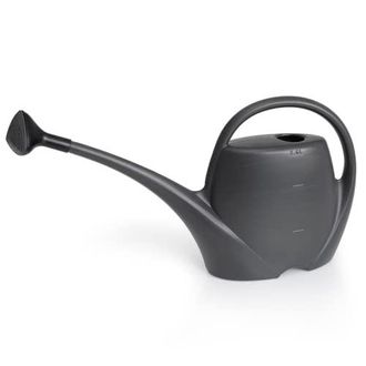 Plastkon Petit Arrosoir avec Pommeau de Douche 2,5 L - Arrosoir Plante en Plastique pour Intérieur et Extérieur - Mini Arrosoirs de Jardin - Couleur Anthracite