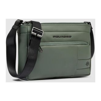 Piquadro W129 Sac bandouli&egrave;re - Homme - Sacs - Vert - Taille: ONE Size