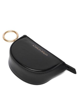 Calvin Klein Schl&uuml;sseletui Ck Embossed Mini Pouch Bag Charm LV04F1190G Schwarz