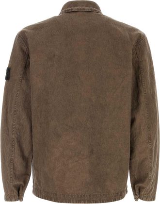 Stone Island Grey Camicie Shirt