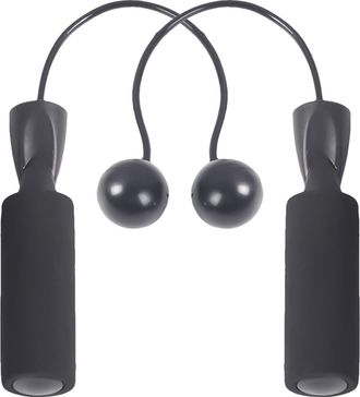 Generico Springseil ohne Kabel - Springseil ohne Kabel, mit Gewicht, tragbares Trainingsger&auml;t mit 360 Grad drehbarem Ball, -Fitness-Zubeh&ouml;r f&uuml;r Erwachsene und 