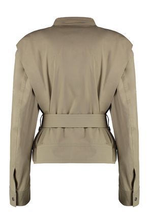 Bottega Veneta Womens Jacket Zipped Cotton Sand Polyamide