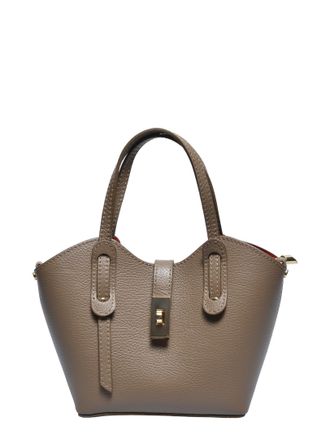 Anna Luchini Beige Rindsledertasche