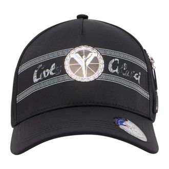 Carlo Colucci unisex, Accessoires, Noir, Taille: ONE Size Basecap avec Logo M&eacute;tal Imprim&eacute;