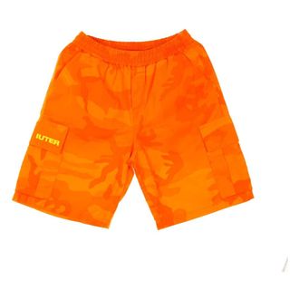 Iuter Camo Cargo Shorts Orange Leichtgewicht - - Shorts - Herren - Orange - M