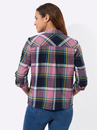 Witt Klassische Bluse Flanell-Bluse Langarm