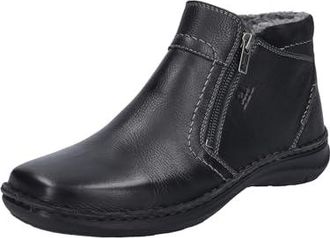 Josef Seibel Bottines pour homme New Anvers 04, largeur K (extra large), semelle intérieure amovible, Noir, 43 EU X-Large