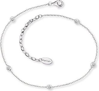 Engelsrufer Bracelet de cheville Moonlight zircone