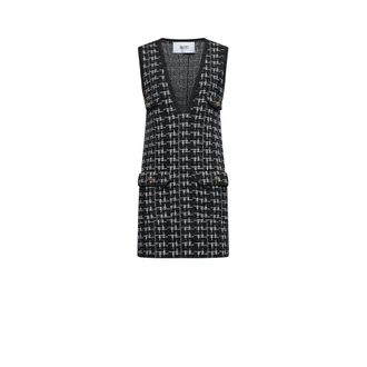 Silvian Heach &Auml;rmelloses Kleid mit Seitentaschen - - Dresses - Damen - Schwarzk - XS
